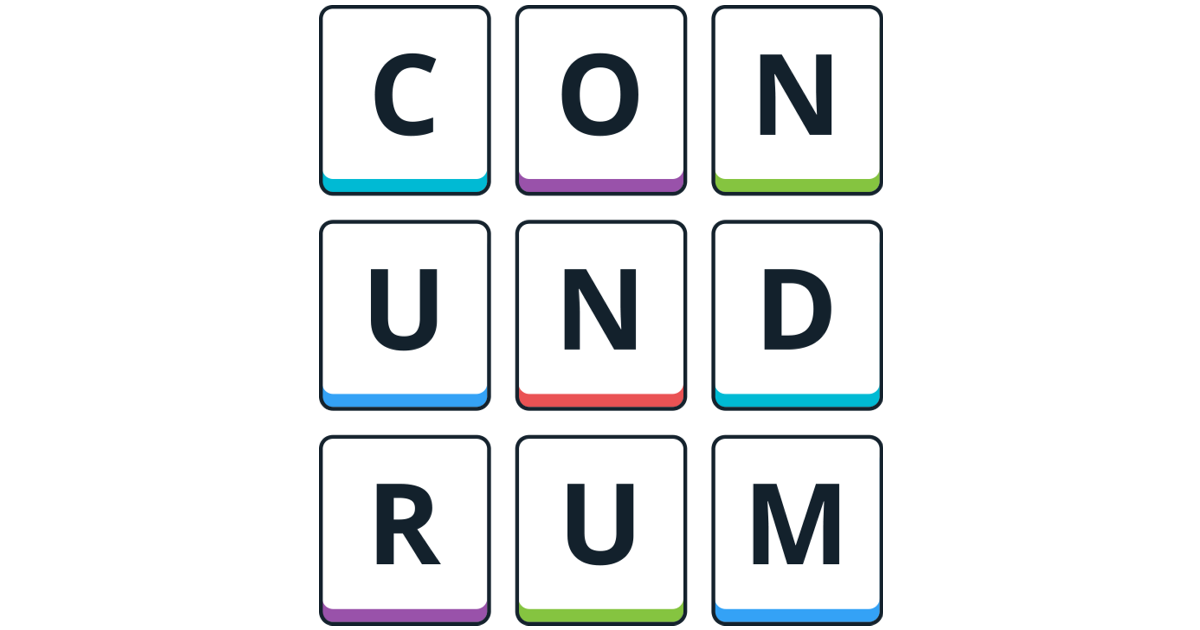 Conundrum - Solve Anagrams. Fast!
